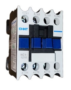 Contactor CHINT NC1,12A, 3P+1NA; 5,5KW (AC3-380V) 220VAC - Luz Nova Chile